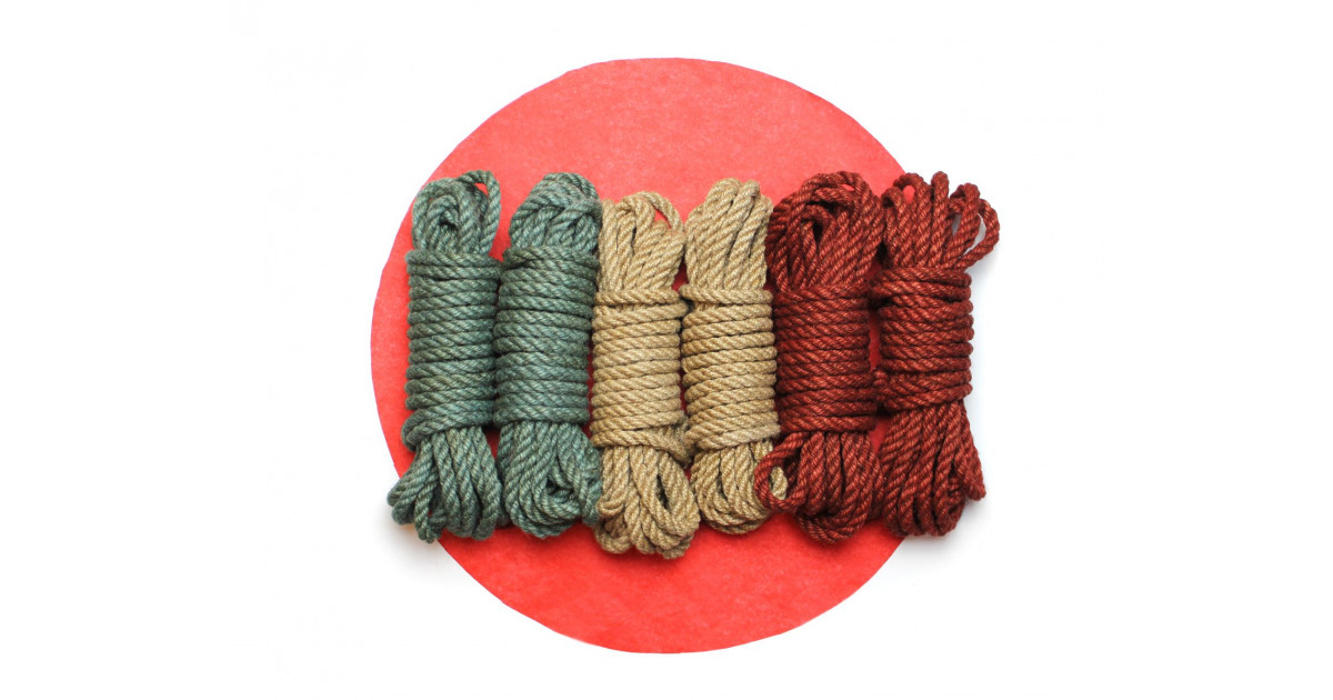 Set of 6 Bondage Ropes for Shibari from Passion Craft Store